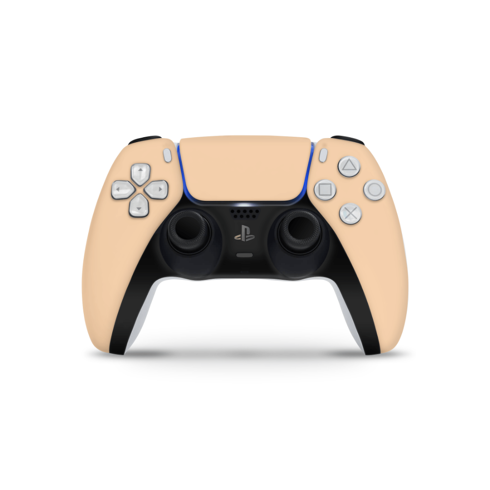 Creme Orange PS5 Controller Skin