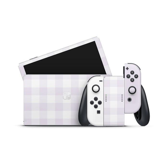 Lavender Blooms Nintendo Switch OLED Skin