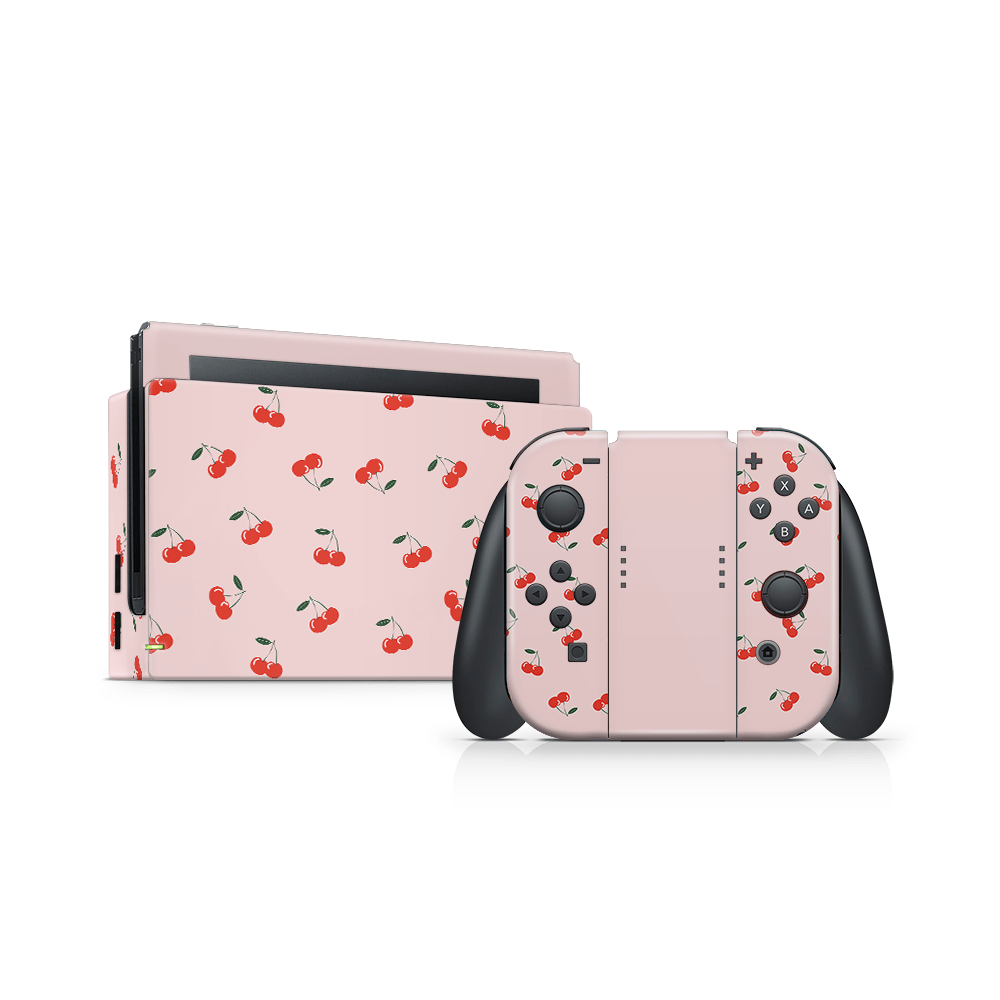 Ruby Cherries Nintendo Switch Skin