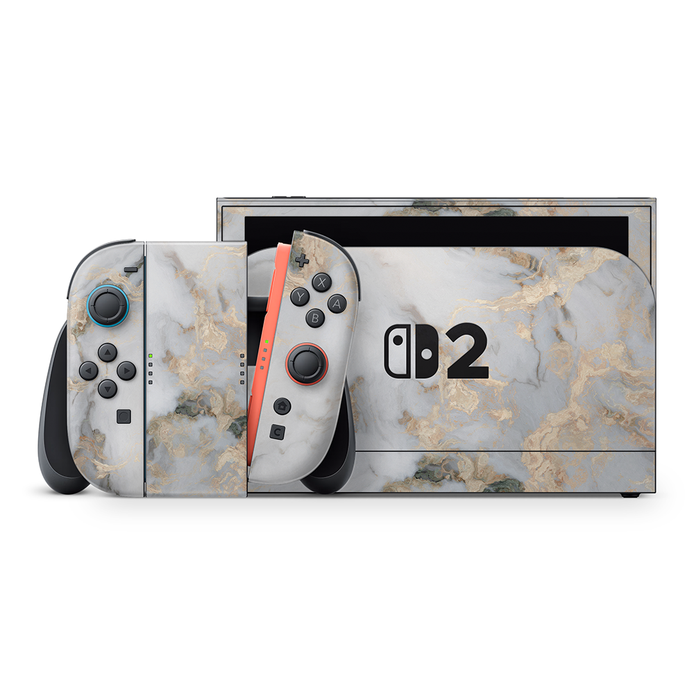 Modern Marble Nintendo Switch 2 Skin