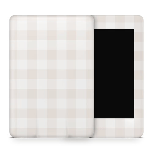 Beige Linen Amazon Kindle Skins