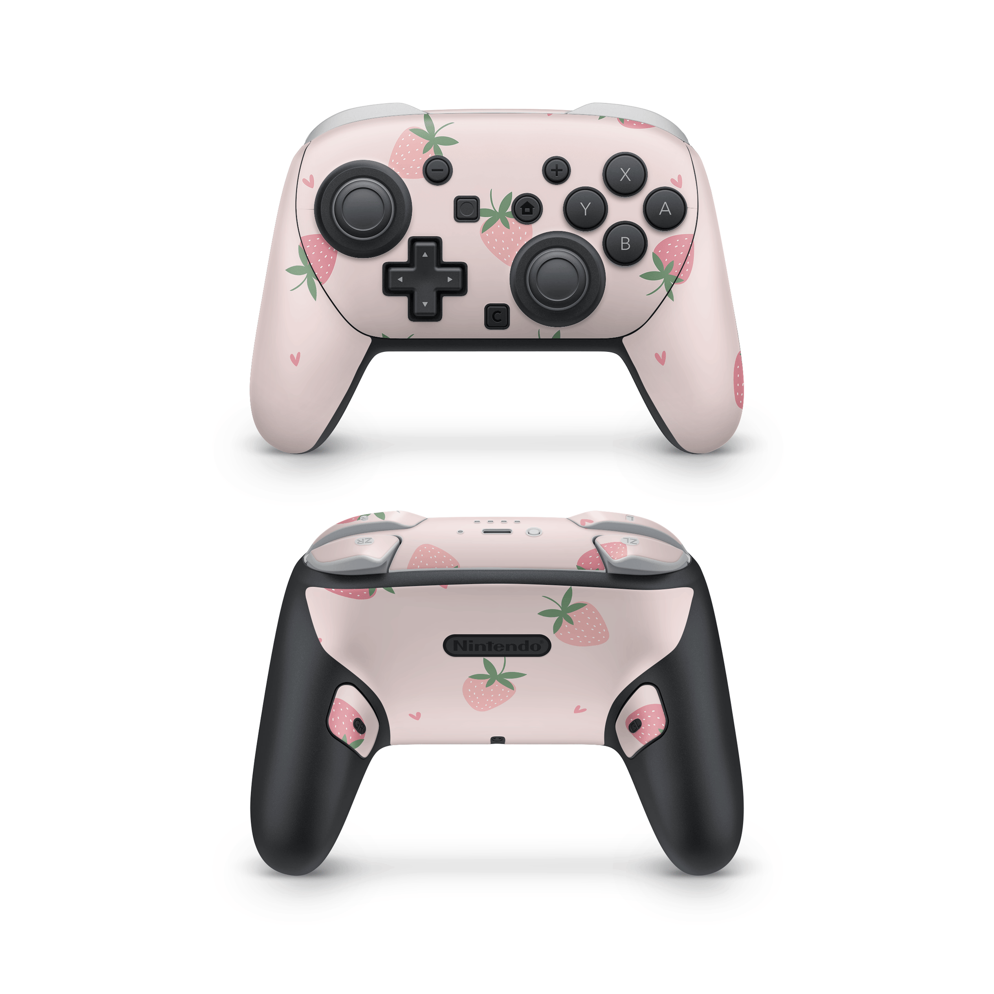 Strawberry Fields Nintendo Switch Pro Controller Decal Skins