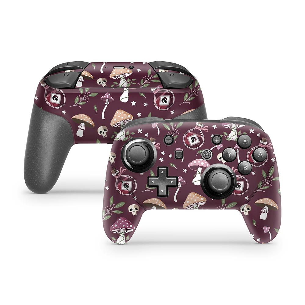 Scarlet Toxin Nintendo Switch Pro Controller Decal Skin