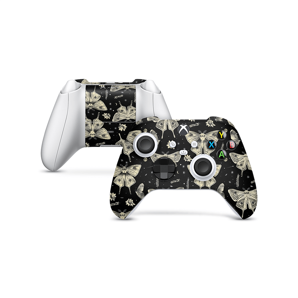 Oriental Moths Xbox Series Controller Decal Skin