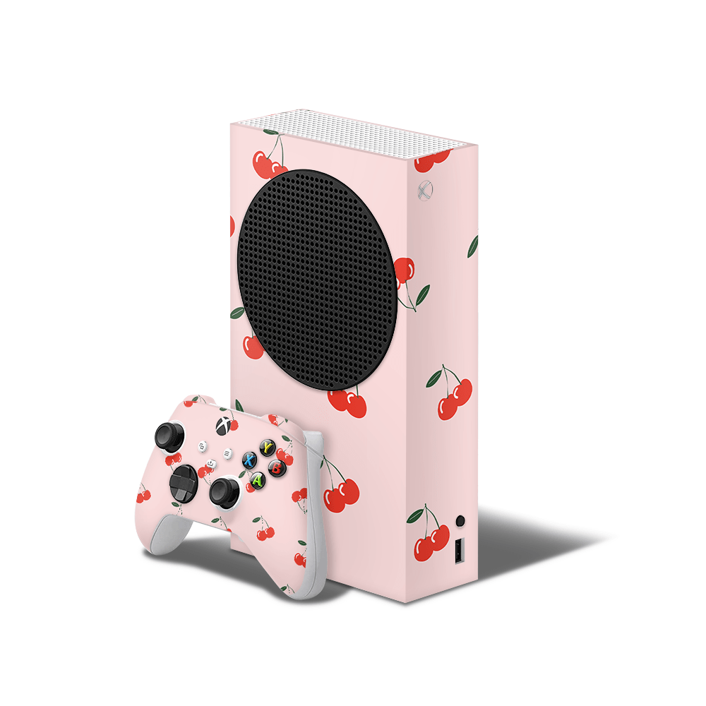 Ruby Cherries Xbox Series S Skin
