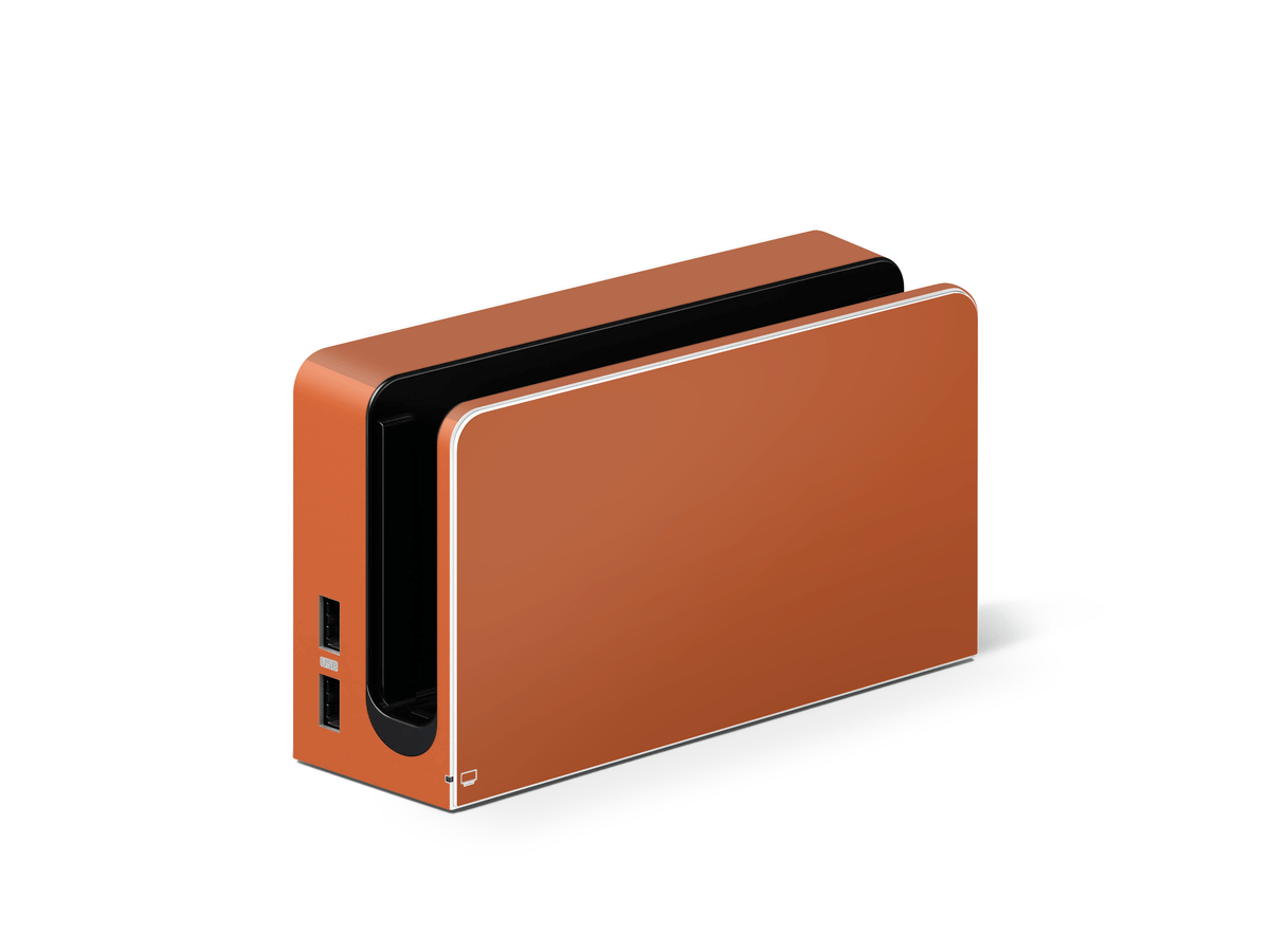Burnt Orange Nintendo Switch OLED Skin