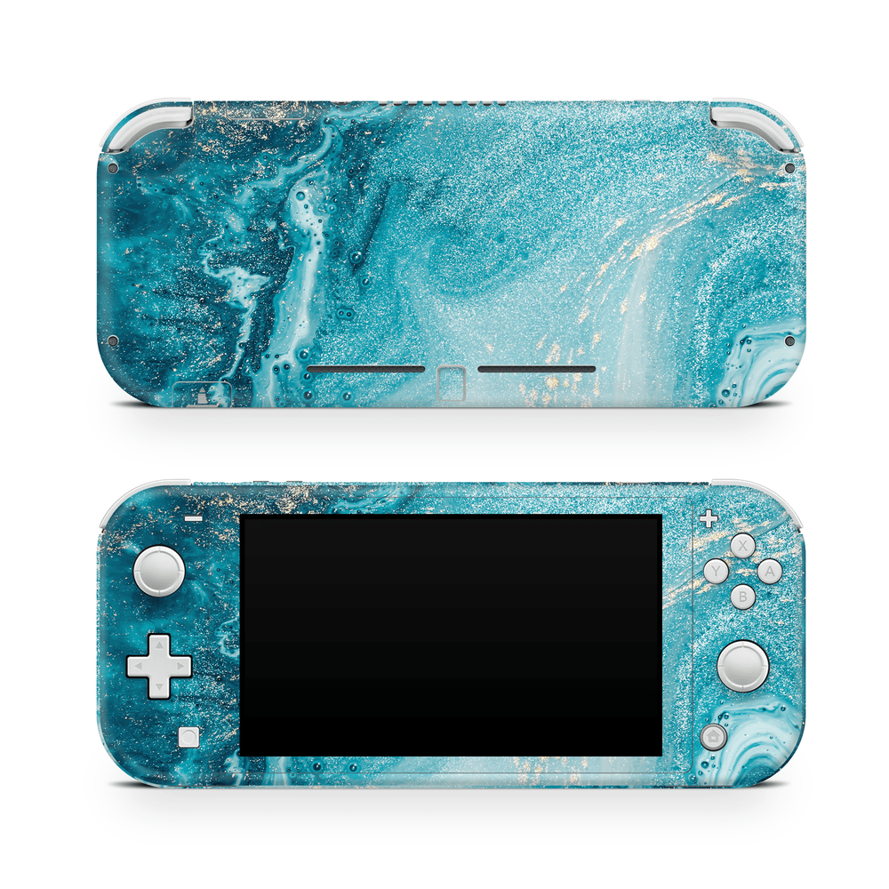 Aqua Beach Nintendo Switch Lite Decal Skin