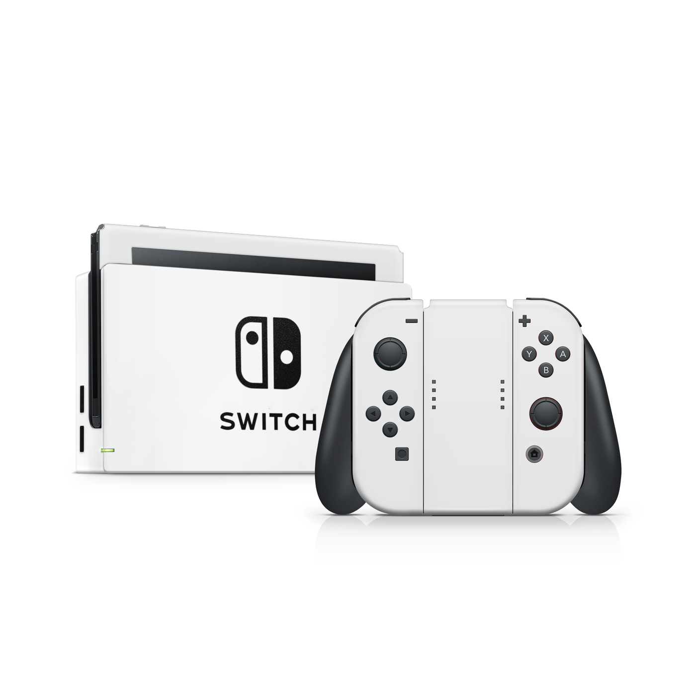 Crisp White Nintendo Switch Skin