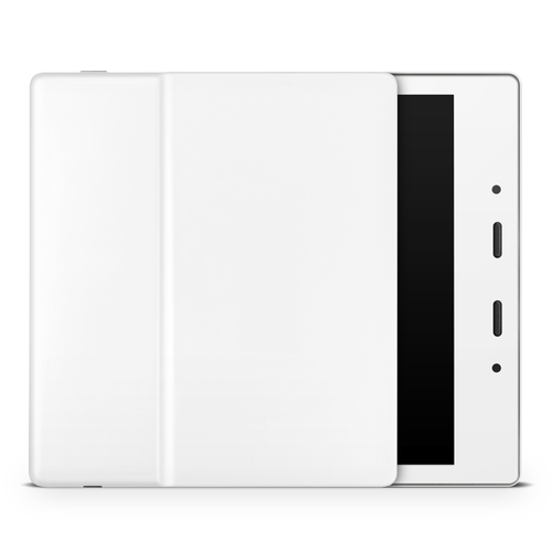 Crisp White Amazon Kindle Skins