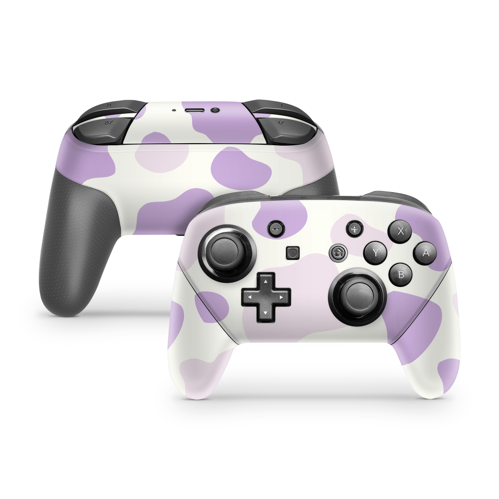 Lavender Moo Moo Nintendo Switch Pro Controller Skin – StickieTech