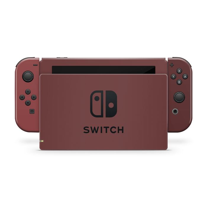 Velvet Maroon Nintendo Switch Skin