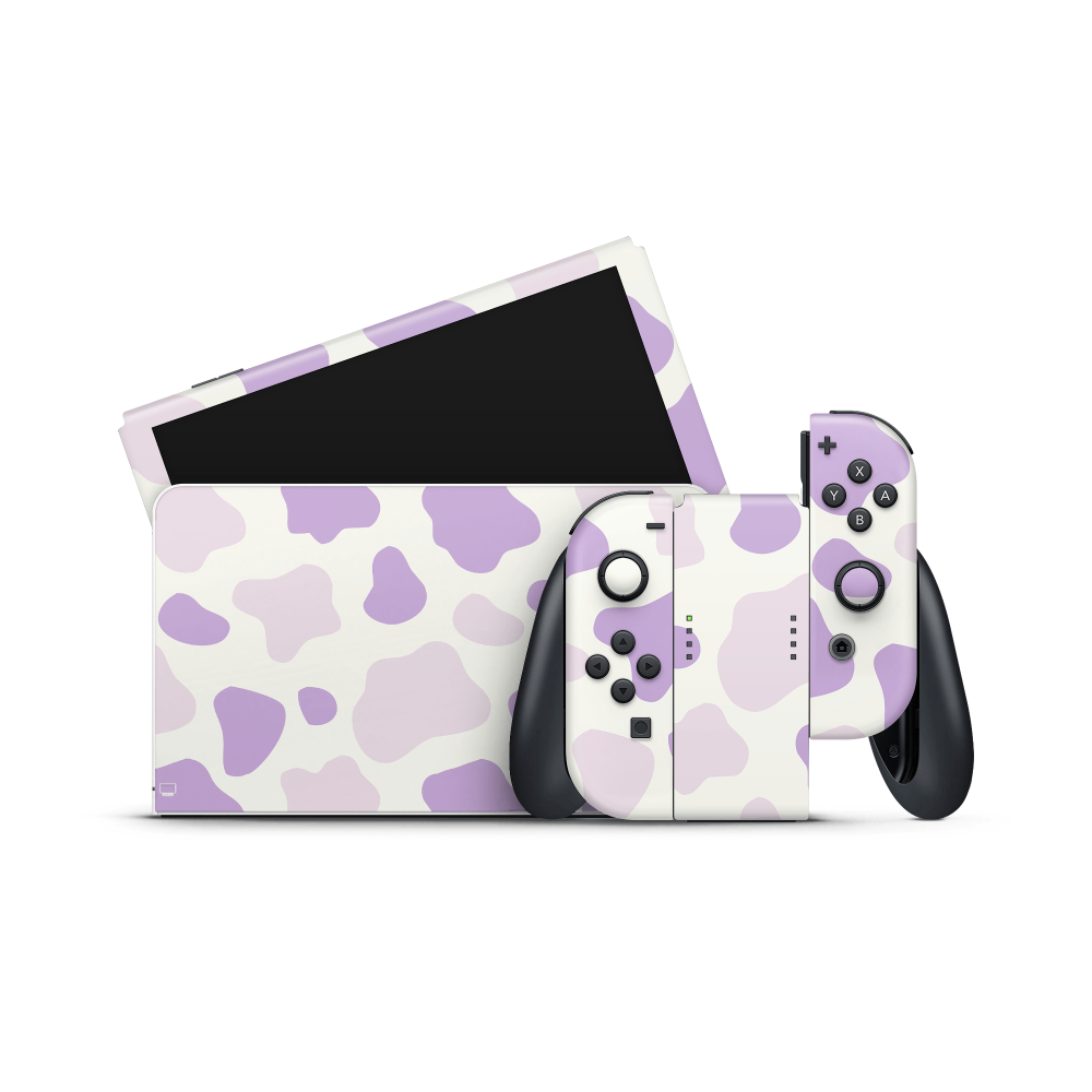 Lavender Moo Moo Nintendo Switch OLED Skin – StickieTech